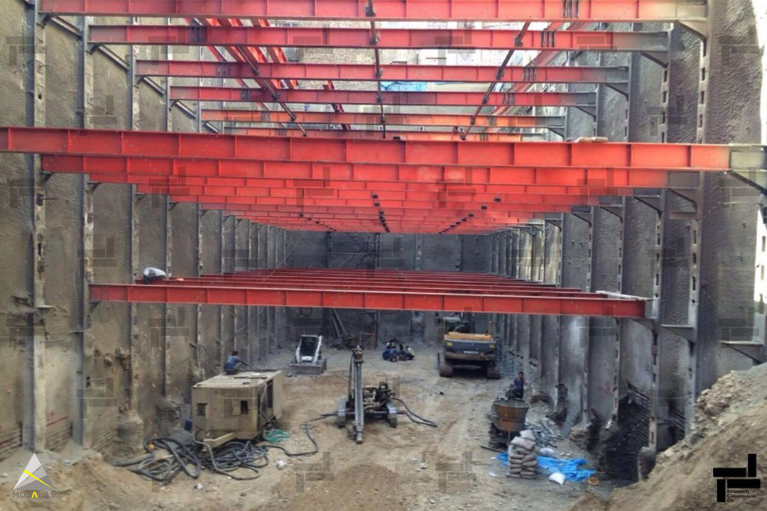 Earth retention (Deep excavations stabilization) – Istasazeh co